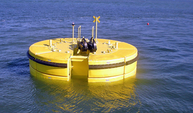 Foam Filled Marine Floating And Steel Mooring Buoy With Chain Through