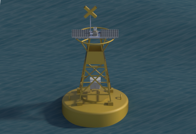 Floating Marine Marker Buoys Ocean Channel Water Quality Assurance Systems