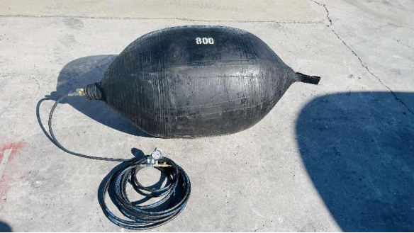 High Pressure Inflatable Blocking Rubber Pipe Plug Natural Rubber Airbag