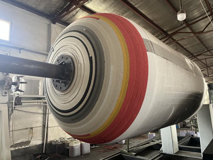 Ship Collision Protection Foam Fenders With Tire Nets Installed On The ...