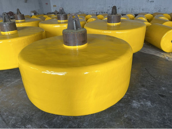 Foam Filled Marine Mooring Buoys EVA Floating Fender Ship Protection