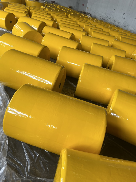 Foam Filled Marine Mooring Buoys EVA Floating Fender Ship Protection
