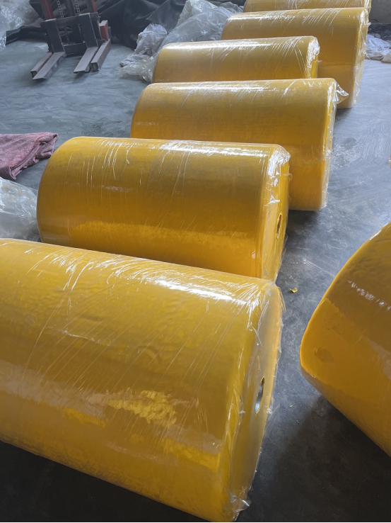 Foam Filled Marine Mooring Buoys EVA Floating Fender Ship Protection