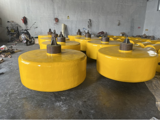 Foam Filled Marine Mooring Buoys EVA Floating Fender Ship Protection