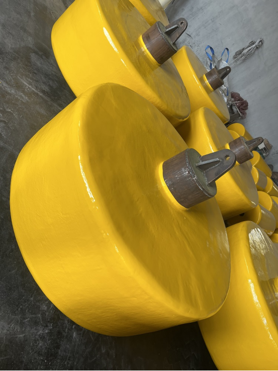 Foam Filled Marine Mooring Buoys EVA Floating Fender Ship Protection