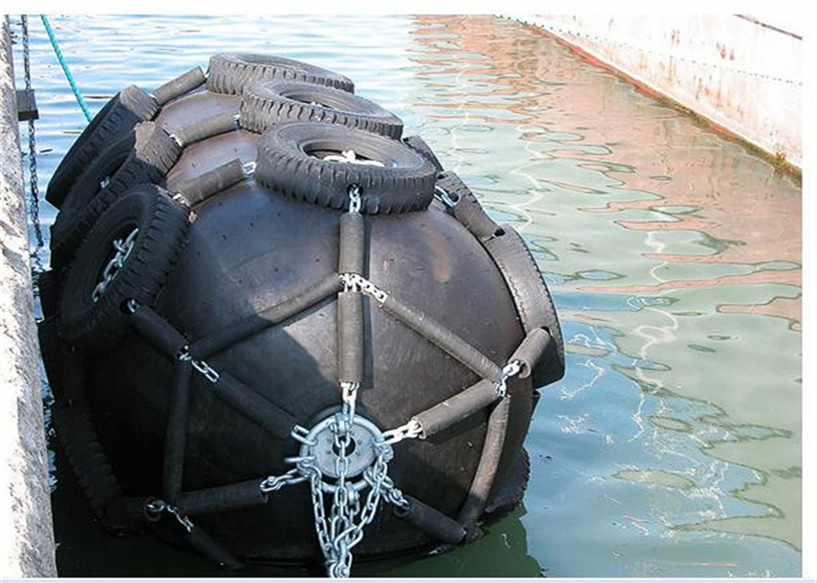 Dock Sling Truck Tyres Chain Inflatable Fenders Ship To Ship Transfer
