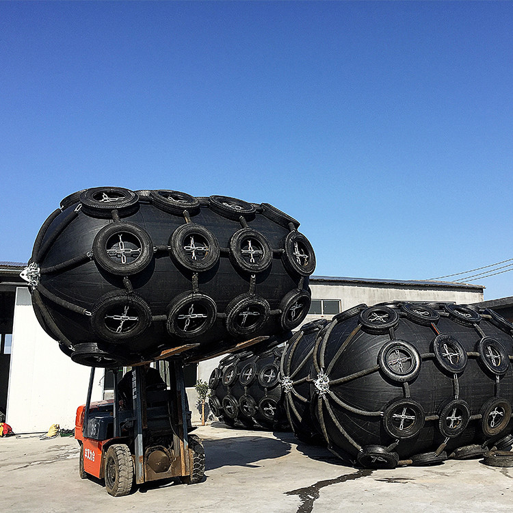 STS Project Pneumatic Rubber Fender for Oil Tanker Gas Tanker Offshore ...