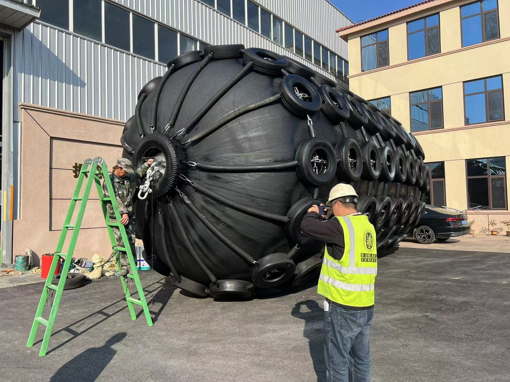 Safety Valve Included Wharf Protection Pneumatic Fender For Optimal ...