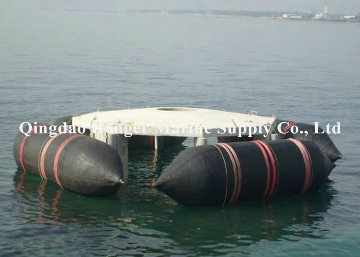 Durable Inflatable Marine Airbags , High Kneading Boat Recovery Airbags