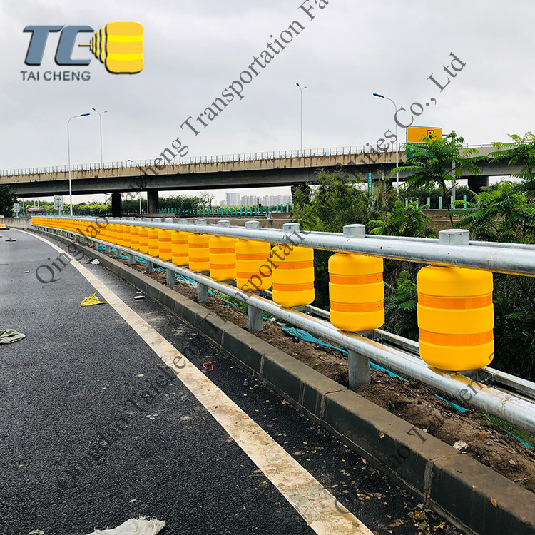 Roadway Traffic Safety Eva Buckets Rolling Anti Crash Guardrail Road ...