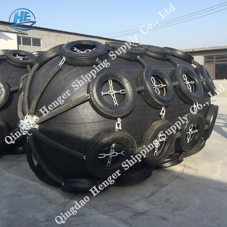 Ship Docking And Marine Pneumatic Rubber Fender For Protection 0.05MPa ...