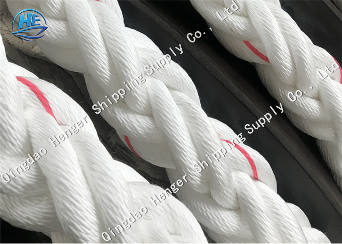 Powerful PP Mooring Rope 8 Strand 56MM Good Abrasive Resistance Lightweight