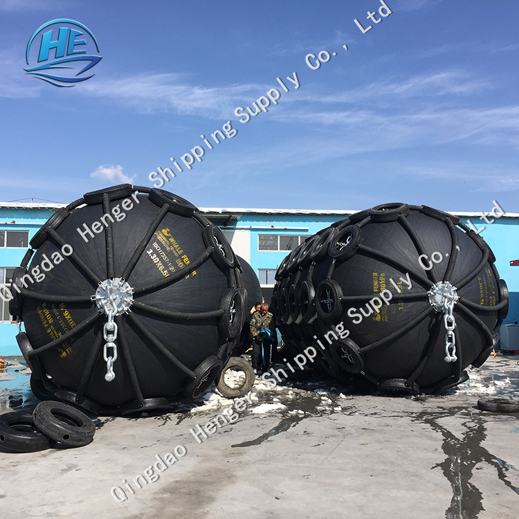0.05Mpa Internal Pressure Pneumatic Rubber Fender Marine Rubber Fender ...