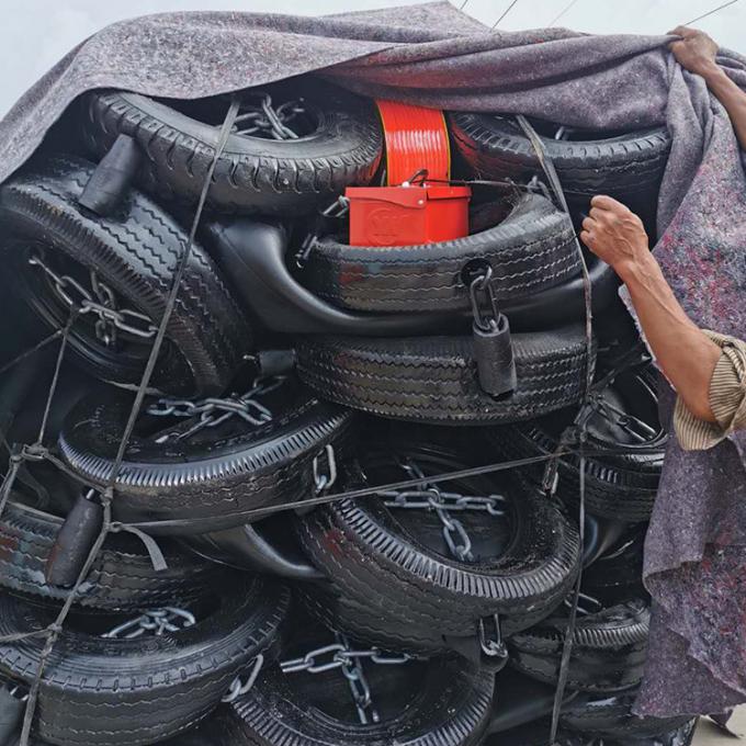 ISO Inspection BV SGS Certificated Pneumatic Yokohama Rubber With Black ...